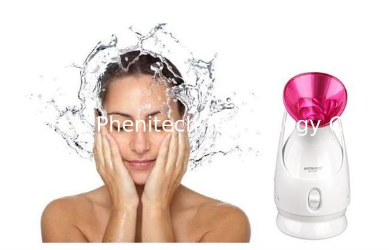 Portable Ultrasonic Beauty Machine White Facial Ionic Steamer For Face
