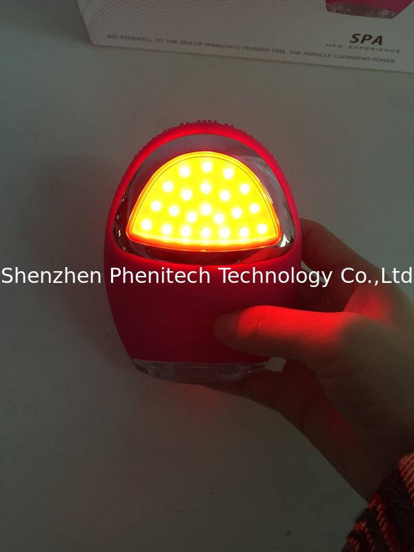Silicon Electric facial cleansing brush face beauty cleaser massager for girl