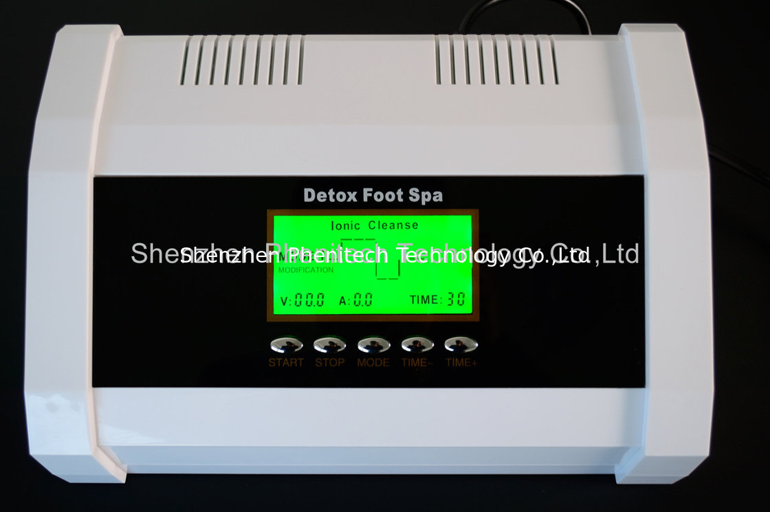 Headache Relief Detoxifying Ionic Foot Bath / Ionic Foot Detox Spa With LCD Display