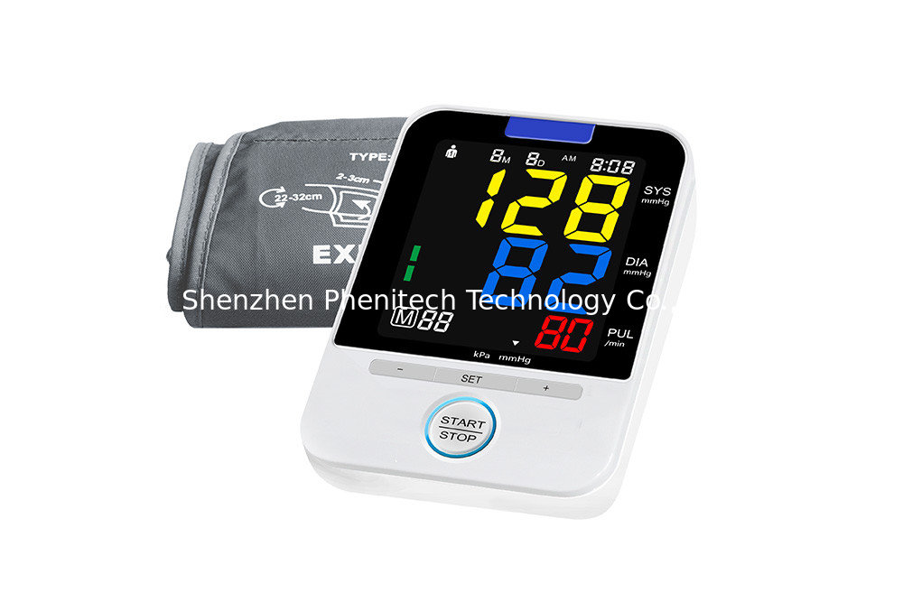 IHB Indicator Digital Blood Pressure Monitor with Colorful LCD Display