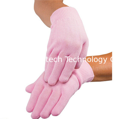 Beauty Salon Moisturizing Gel Gloves With Vitamin E , Gel Spa Gloves