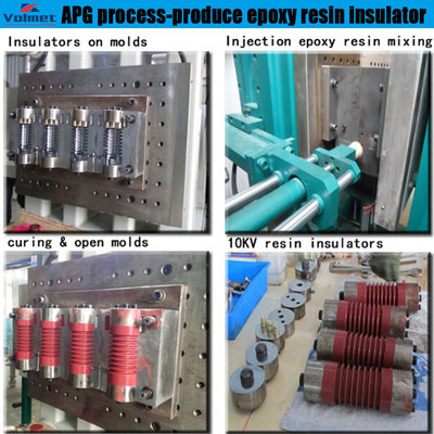high efficiency apg epoxy resin clamping machine for high current bushings