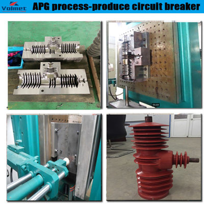 apg epoxy resin clamping machine for overhead line insulator