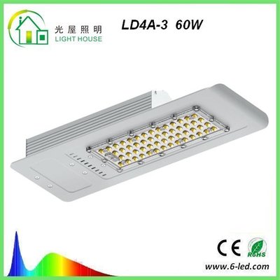 High CRI IP65 60W LED Street Light For Outdoor Lighting , Street Led Lamps