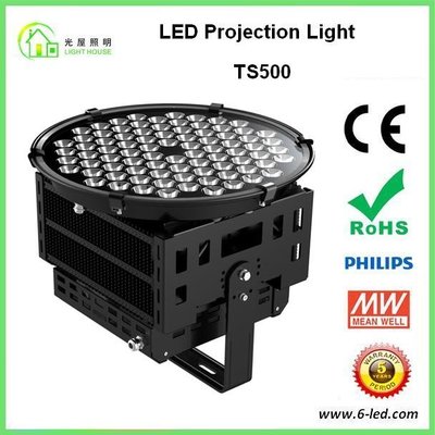 Outdoor Waterproof High Power High Mast Lighting Led 500w Led Projection