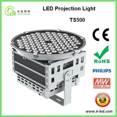 300w 500w Led High Mast Lighting For Construction Crane Projection , Cree Xte Chip