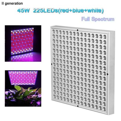Indoor Greenhouse Led Grow Lights Panel PC Cover With 10W Wattage