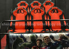 6  Seats 7D Simulator Cinema Interactive Game Machine Metal Material