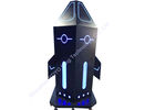 Rocket Shape Standing Roller Coaster , Virtual Reality Games VR Simulator 2.5KW