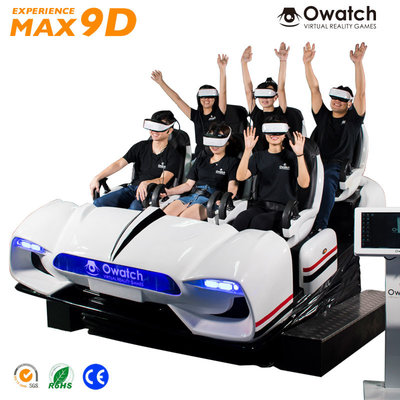 6 seats 9d vr cinema / 9d vr family / virtual reality indoor simulator