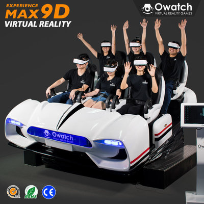 6 seats 9d vr cinema / 9d vr family / virtual reality indoor simulator
