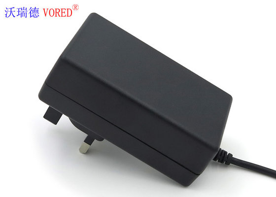 Custom Black AC DC Wall Adapter UK Standard Plug DC Connector Gift