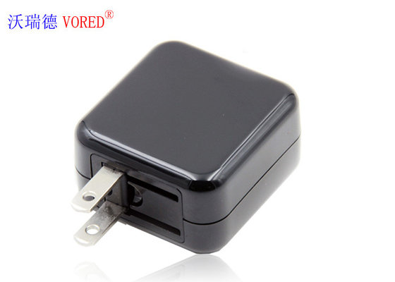 Double Port USB Wall Power Adapter , Foldable US AC Plug USB Charging Adapter