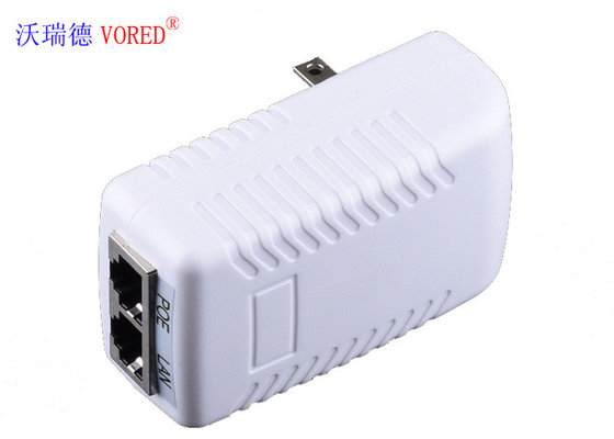 US Plug Ethernet Power Supply , Over Current Protection POE Power Supply