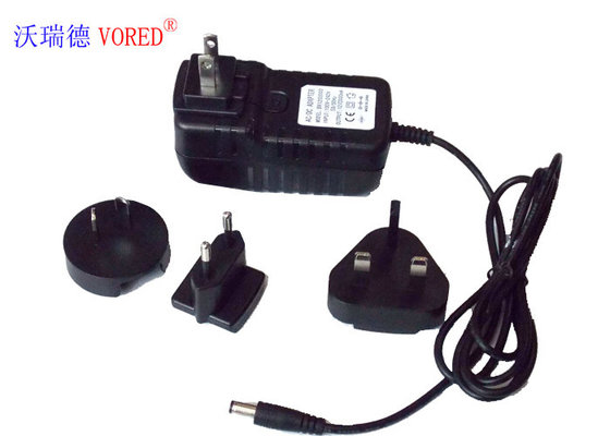 12V 2A Multi Plug AC Adapter , ABS Material Universal AC To 12v DC Power Supply