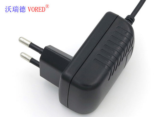 EU plug 12V 1A DC Power Supply Adapter Low Consumption Compact Size used for  LED lighting, audio,beauty equipments