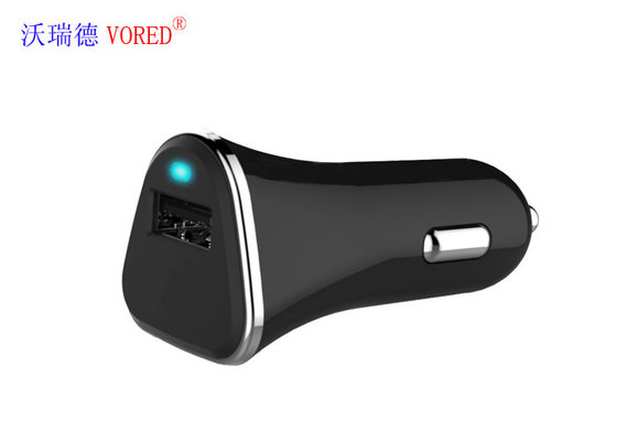 Custom Color Universal USB Car Charger ABS PC Material 250mA Max Input Current