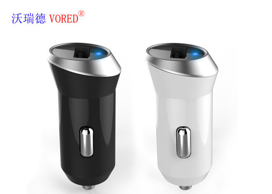 Black / White Original Car Cellphone Charger , 100% Brand New USB Phone Charger