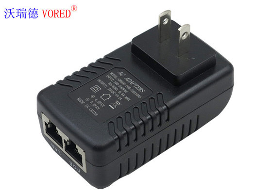 1000ma RoHS POE Power Adapter Over Current Protection PC ABS Material