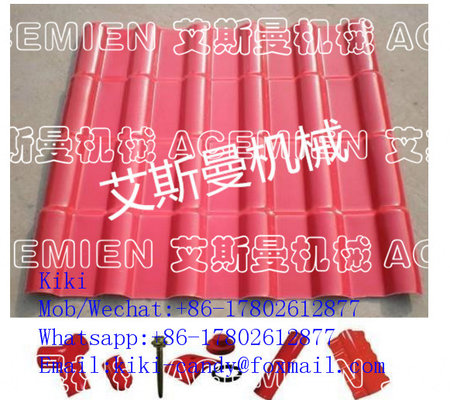ASA + PVC Glazed Tile,synthetic resin tile  Machine