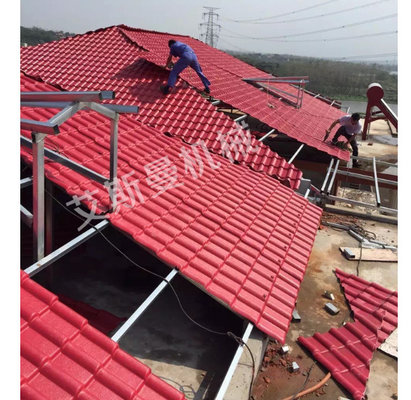 Plastic roof tile making machine - Replace metal sheet