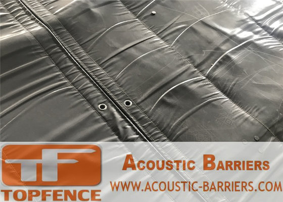 Temporary Acoustic Fencing Lightweight design easy to install 4ft x 12ft for the temporary construction fence supplier