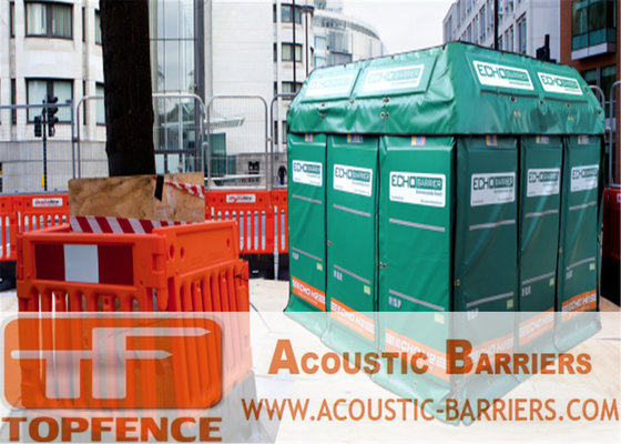 Temp Acoustic Fence 8'x12' for chain link fence panels customized size available supplier