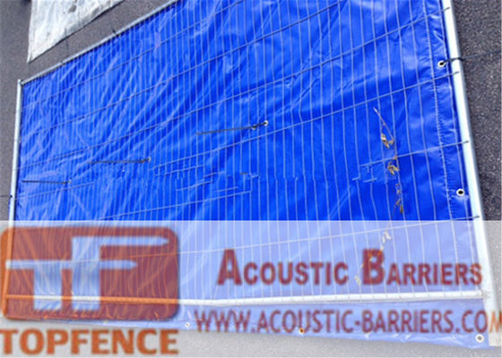 Temporary Sound Fence ,Temporary Sound wall Insulation and Absorption Noise Reduction Highway Noise Control supplier