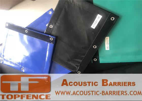 40dB Sound Absorption Portable Noise Barriers for 8 x 12 chain link fence panels supplier
