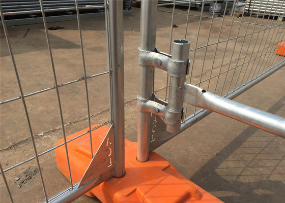 Hot Dipped Galvanized 300gram/sqm 42 microns zinc layer thickness Temporary Fence Panels 2.1mx2.4m supplier