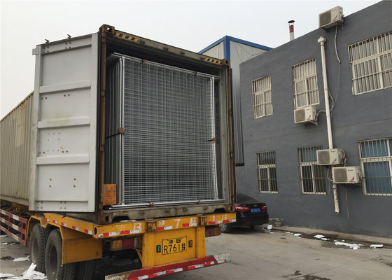 Auckland Hot Dipped Galvanized 300gram/sqm Temporary Fence Panels 2.1mx2.4m supplier