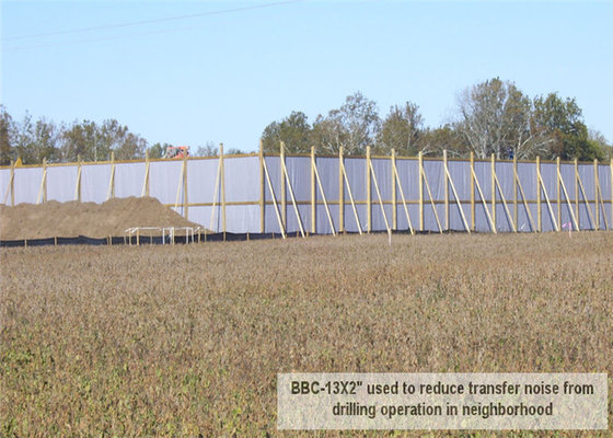 Temporary Sound Barriers 18mm thickness  4kg/SQM 25dB noise Insulation supplier