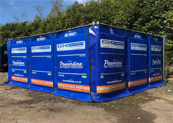 Temporary Sound Barriers Fence  4 layers design non flammable layer and waterproof 40dB supplier