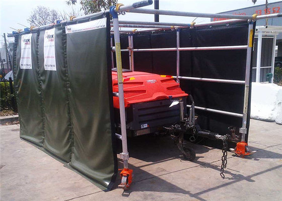 Mobile Noise Barriers Customized Size Reduction Noise From Plant and Equipment supplier