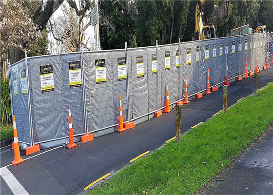 Mobile Noise Barriers 30dB Construction Insulated and Absorption 4'x12' blanket size supplier