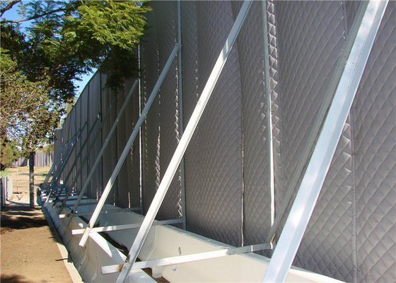 Temporary Acoustic Barriers with a Noise absorption and insulation PP plus PET materials Waterproof Lining supplier