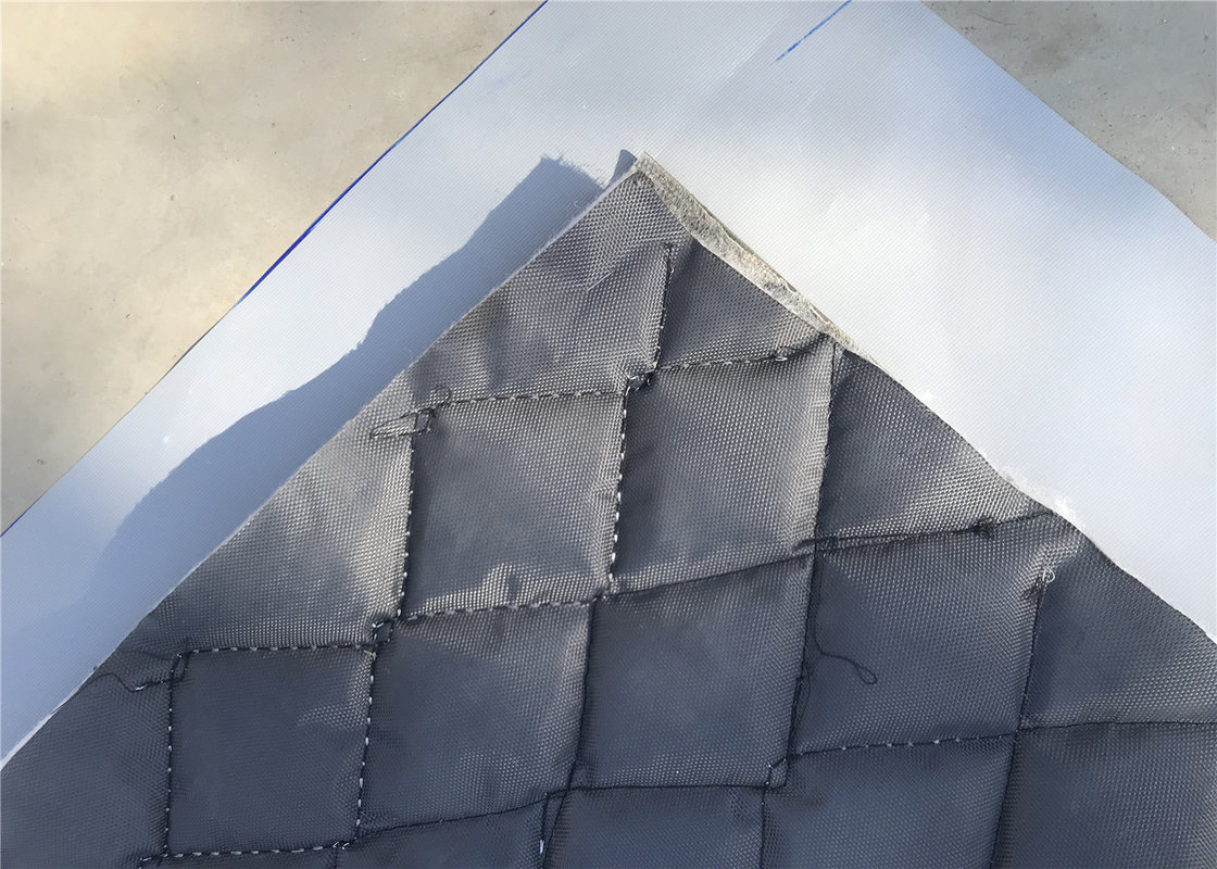 Temporary Sound Barriers 40dB noise Materials PVC membrane Customized Size Sound Blanket supplier