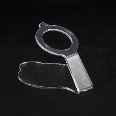 Fashional Acrylique Red Wine Bottle Display Stand Rack Crystal SGS