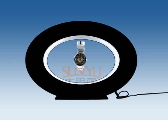 Black Magnetic Levitation Acrylic Product Display Stands With Adapter