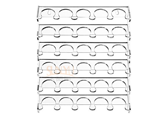 4mm Wall Mounting Clear Beverage Display Rack Superior Acrylic