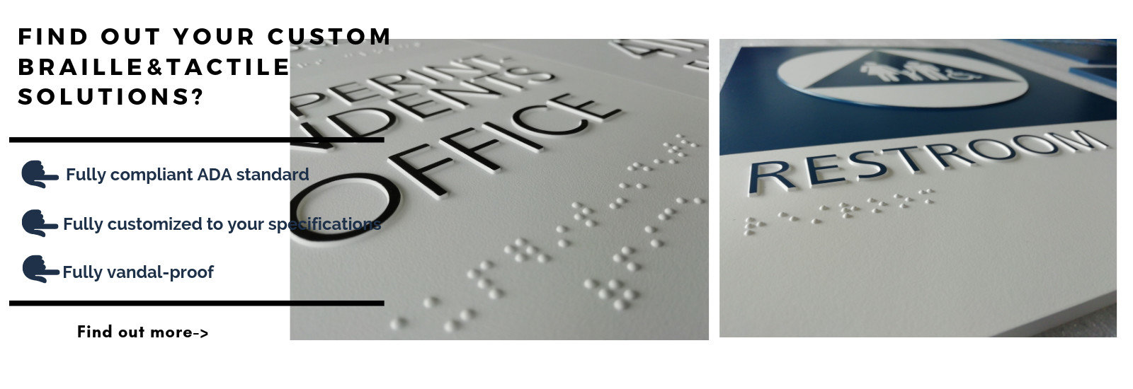 quality ADA Restroom Signs factory