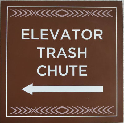 PVC Panel Wayfinding Signage 1/4"Thickness UV Printed Graphic Straight Edge