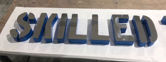 Chrome Finish 2" Fabricated SUS304 Acrylic Sign Letters