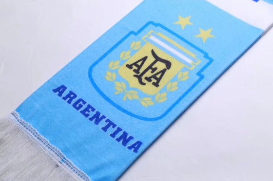 customized 2018 Russian World Cup scarf souvenir football fans scarf