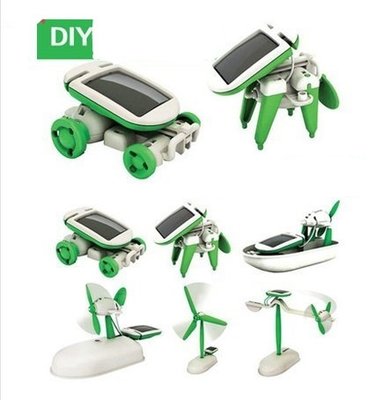 Solar energy creative assembling toy Assembled toy Solar energy creative assembling puzzle toy