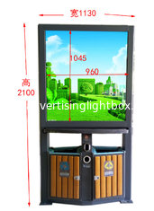 China 2017-6  Hot  Sale   Advertising Light Box with  Gabage Bin supplier