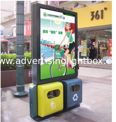 2017-6  Hot  Sale   Advertising Light Box with  Gabage Bin supplier