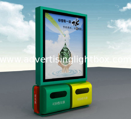 2017-6  Hot  Sale   Advertising Light Box with  Gabage Bin supplier