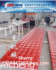 Plastic roof Tile extruder machine