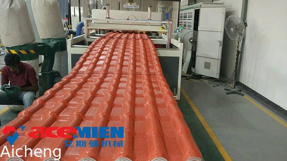 Plastic roof tile corrugated tile roof sheet extruder machine production line plastic extrusion line